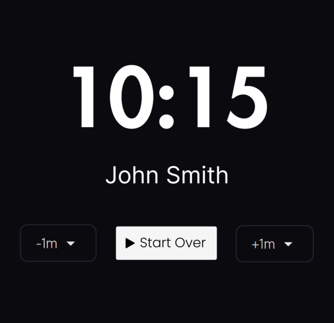 Countdown Timers for Presenters & Speakers - Let's Time IT